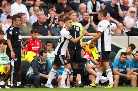 Luke Harris Fulham Comes On Joao Editorial Stock Photo - Stock Image ...