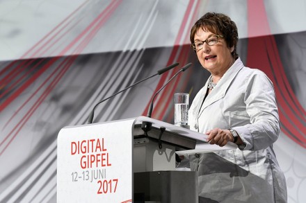 Brigitte Zypries Spd Federal Minister Economic Editorial Stock Photo ...