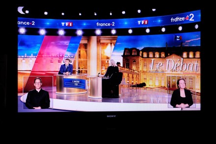 Debate Between French Farright Party Rassemblement Editorial Stock ...