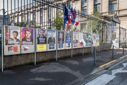 Voting Day Notice Board Front Polling Editorial Stock Photo - Stock ...