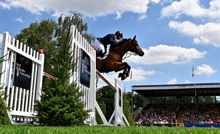 During Longines Fei Jumping Nations Cup Editorial Stock Photo - Stock ...