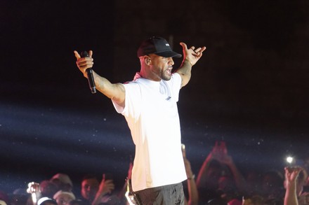 Rapper Booba Concert Francofolies La Rochelle Editorial Stock Photo ...