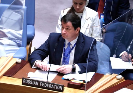 Dmitry Polyanskiy First Deputy Permanent Representative Editorial Stock ...