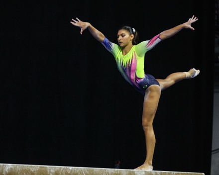 Hezly Rivera Performs On Balance Beam Editorial Stock Photo - Stock ...