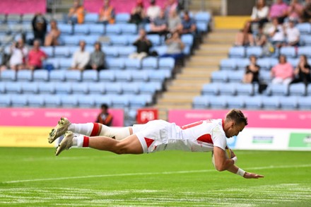 Grace Crompton England Scores Try Against Editorial Stock Photo - Stock ...