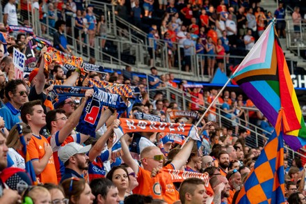 Fc Cincinnati Fans Seen During Major Editorial Stock Photo - Stock ...