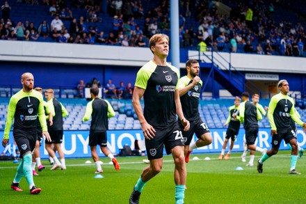 Portsmouth Defender Sean Raggett 20 Warming Editorial Stock Photo ...