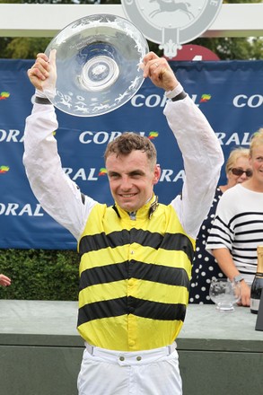 Connor Beasley Celebrates Victory On Commanche Editorial Stock Photo ...
