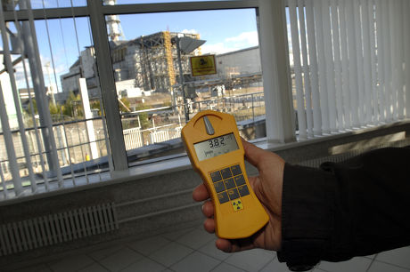 Dosimeter Taking Reading Near Chernobyl Nuclear Editorial Stock Photo ...
