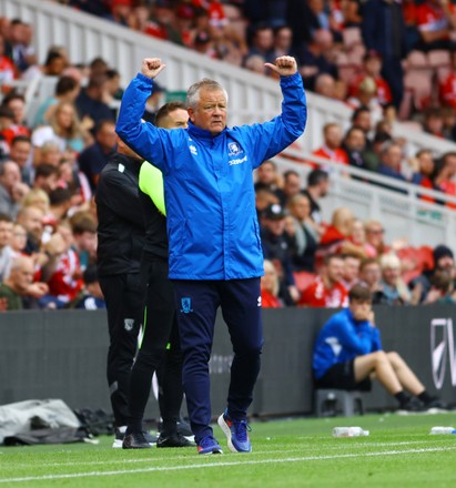 Boro Manager Chris Wilder On Touchline Editorial Stock Photo - Stock ...