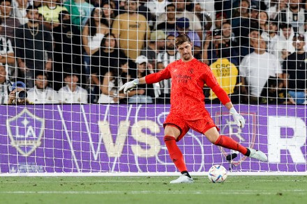Real Madrid Goalkeeper Thibaut Courtois Action Editorial Stock Photo ...