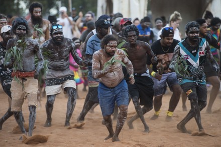 Dancers Perform During Evening Ceremonial Bungul Editorial Stock Photo ...