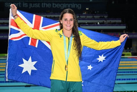 Australian Swimmer Kaylee Mckeown Poses Australian Editorial Stock Photo - Stock Image ...