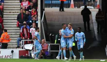 Coventry City Players Celebrate Their First Editorial Stock Photo ...