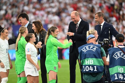 England Celebrates Winning After Uefa Womens Editorial Stock Photo ...