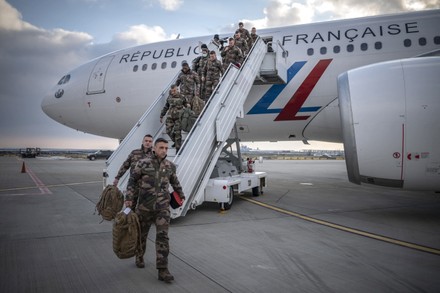 French Soldiers Arrive Nato Base Constanta Editorial Stock Photo ...