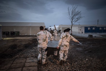 Installation French Base Camp On Nato Editorial Stock Photo - Stock ...