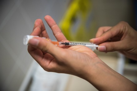 Health Worker Prepares Dose Imvanex Vaccine Editorial Stock Photo ...