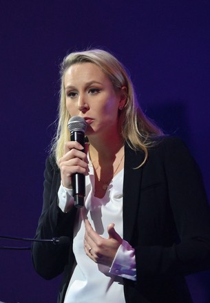Farright Politician Marion Marechal Delivers Her Editorial Stock Photo ...