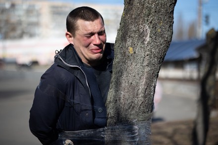 A Thief Tied To A Tree - Kiev, Ukraine - 18 Mar 2022 Stock Pictures ...