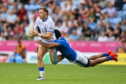Matt Davidson Scotland Tackled Mens Playoff Editorial Stock Photo ...