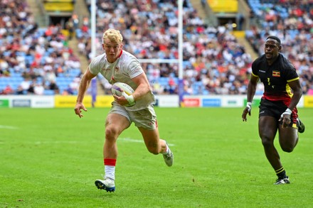 Jamie Adamson England Runs Try Mens Editorial Stock Photo - Stock Image ...