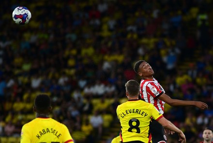 Daniel Jebbison Sheffield United Challenges Ball Editorial Stock Photo ...