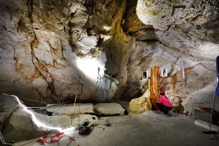 Cosquer Cave Archeological Treasure Submerged Creek Editorial Stock ...
