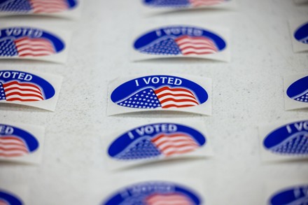 Voted Stickers Seen West Evangelical Free Editorial Stock Photo - Stock ...