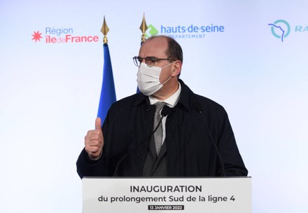 French Prime Minister Jean Castex Inauguration Editorial Stock Photo ...