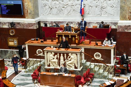 Sessions Hemicycle National Assembly Paris France Editorial Stock Photo ...