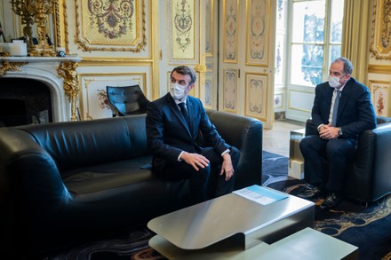 French President Emmanuel Macron Mark Costa Editorial Stock Photo ...