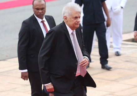 Sri Lankan President Ranil Wickramasinghe Arrives Editorial Stock Photo ...