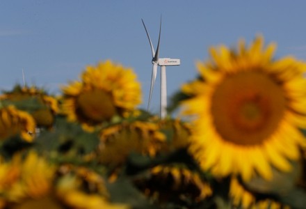 Windturbine Luminus Company Next Power Grid Editorial Stock Photo ...