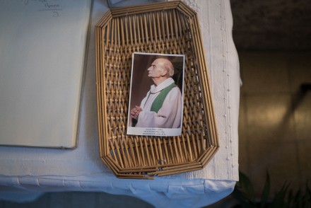 Representations Father Hamel Church Du Rouvray Editorial Stock Photo ...