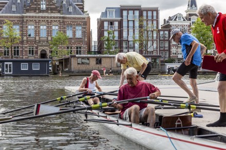Rowers Royal Amsterdamsche Rowing Sailing Association Editorial Stock ...