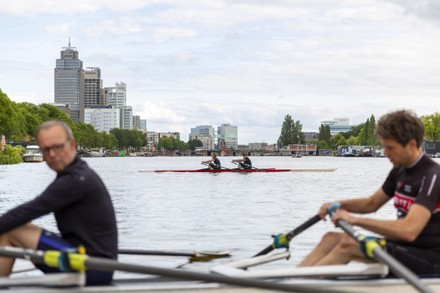 Rowers Royal Amsterdam Rowing Sailing Association Editorial Stock Photo ...