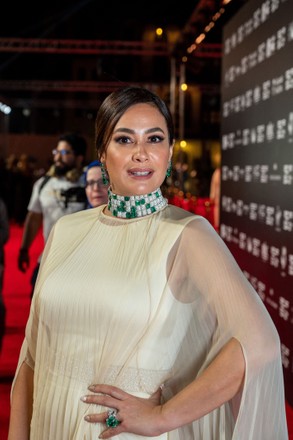 Tunisian Actress Hend Sabry Walks Red - Foto de stock de contenido ...