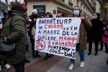 School Animators Demonstrate Protest Against Better Editorial Stock ...