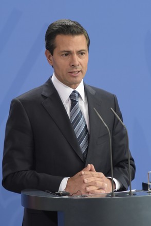 President Enrique Nieto Mexico During Press Editorial Stock Photo ...