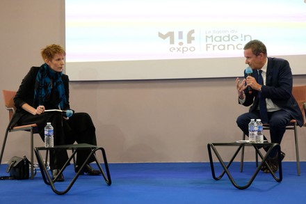 Nicolas Dupontaignan Debates Journalist Natacha Polony Editorial Stock ...
