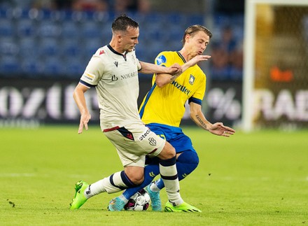 Brondbys Simon Hedlund R Action Against Editorial Stock Photo - Stock ...