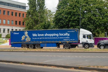 Tesco Hgv Passes Through Town Editorial Stock Photo - Stock Image ...