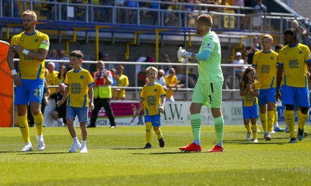Mark Halstead Goalkeeper Torquay United Mascots Editorial Stock Photo ...