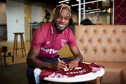 Maxwell Cornet Signs West Ham Editorial Stock Photo - Stock Image ...