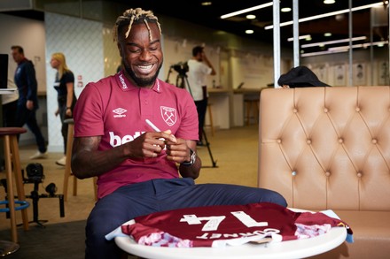 Maxwell Cornet Signs West Ham Editorial Stock Photo - Stock Image ...