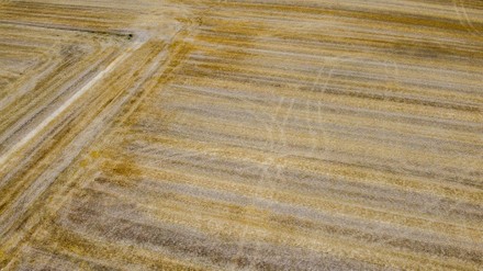 Aerial Drone Picture Shows Dried Out Editorial Stock Photo - Stock ...