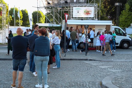 Spit Burger Food Truck Pictured During Editorial Stock Photo - Stock ...