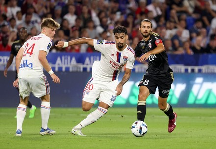 Lucas Paqueta Lyon Vincent Marchetti Ajaccio Editorial Stock Photo ...