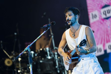 Colombian Singer Camilo Performs During His Editorial Stock Photo ...